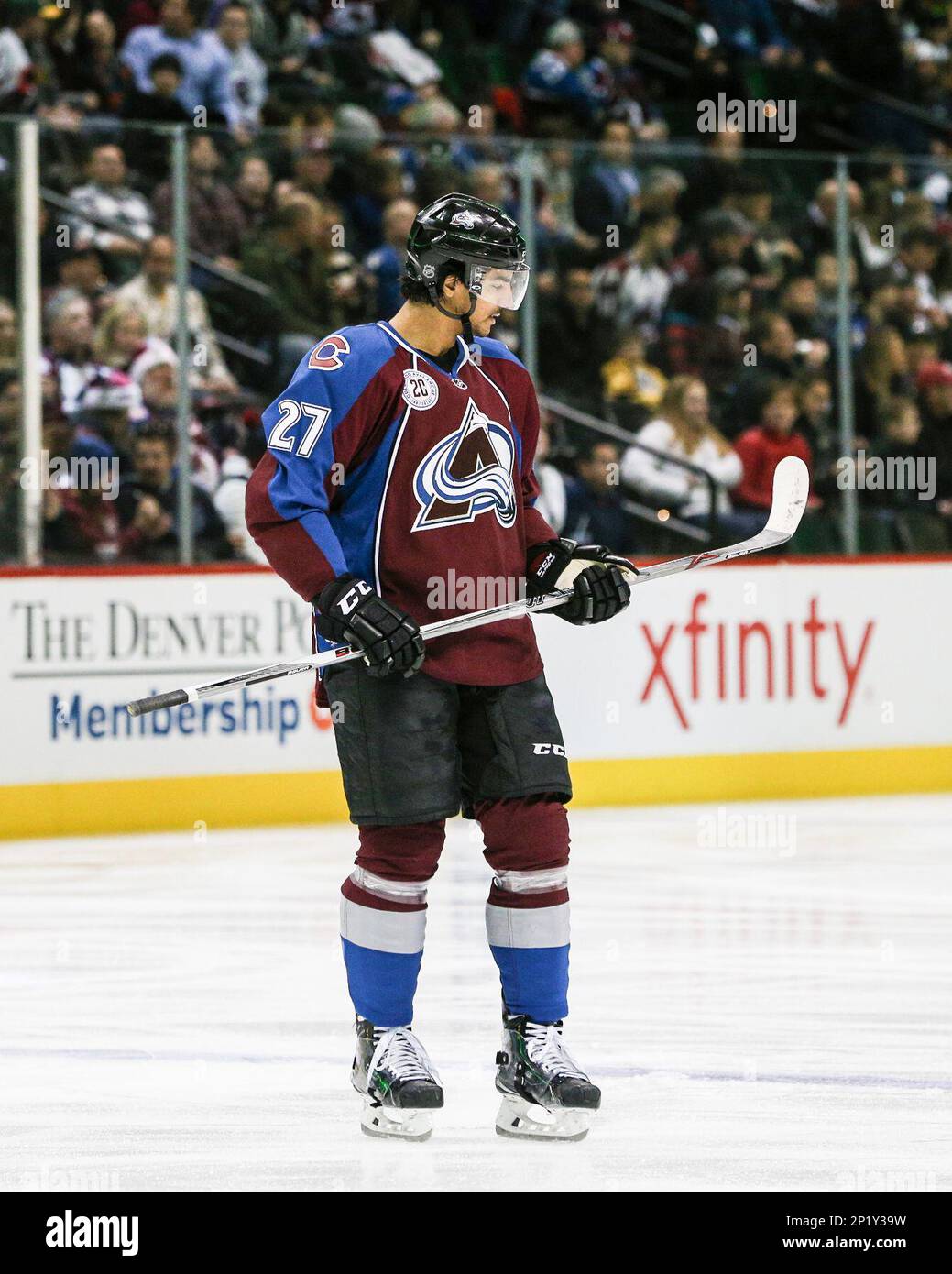 December 27, 2015: Colorado Avalanche center Andreas Martinsen (27 ...