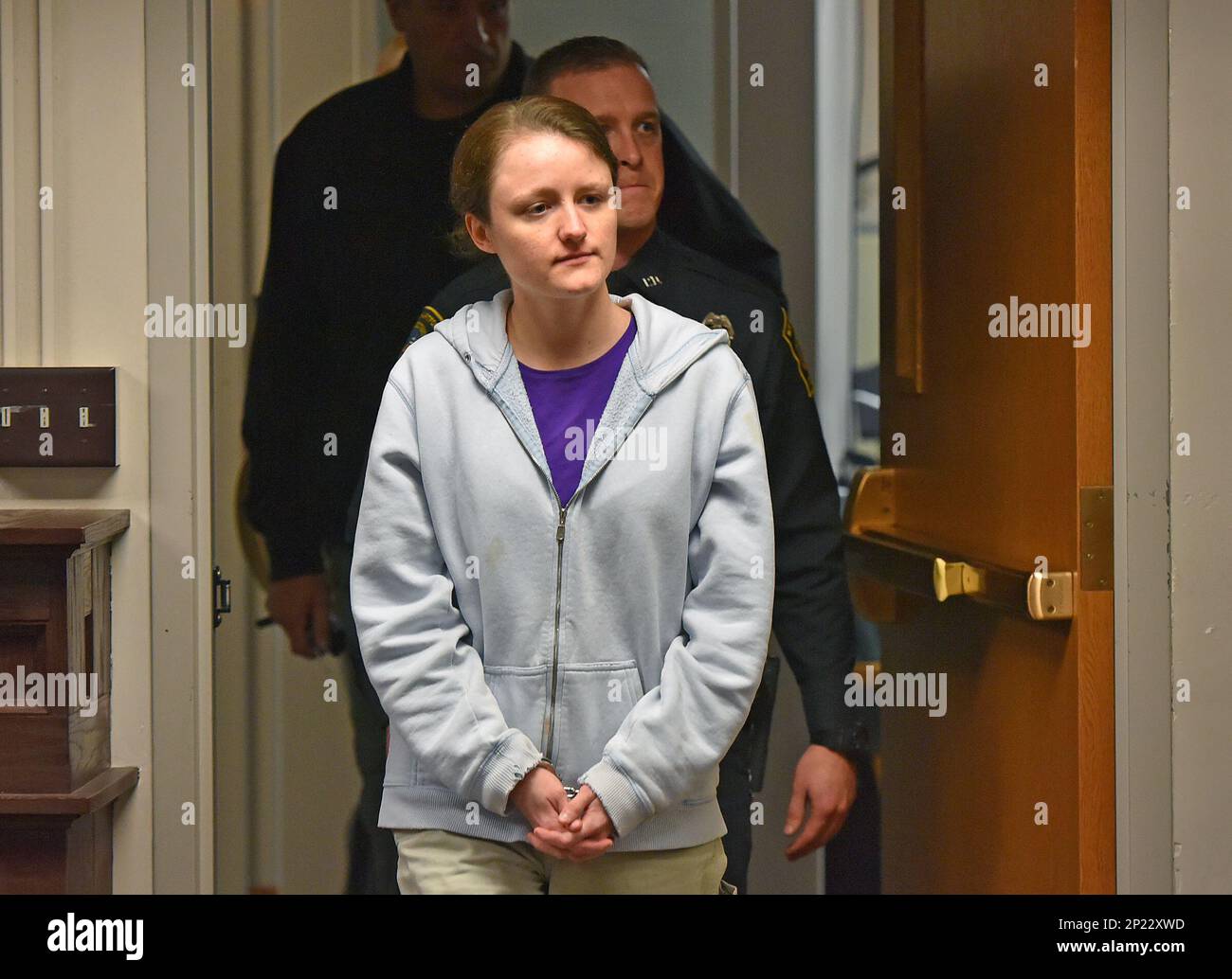 Tiffanie Irwin, pastor of the Word of Life Christian Church, arrives ...