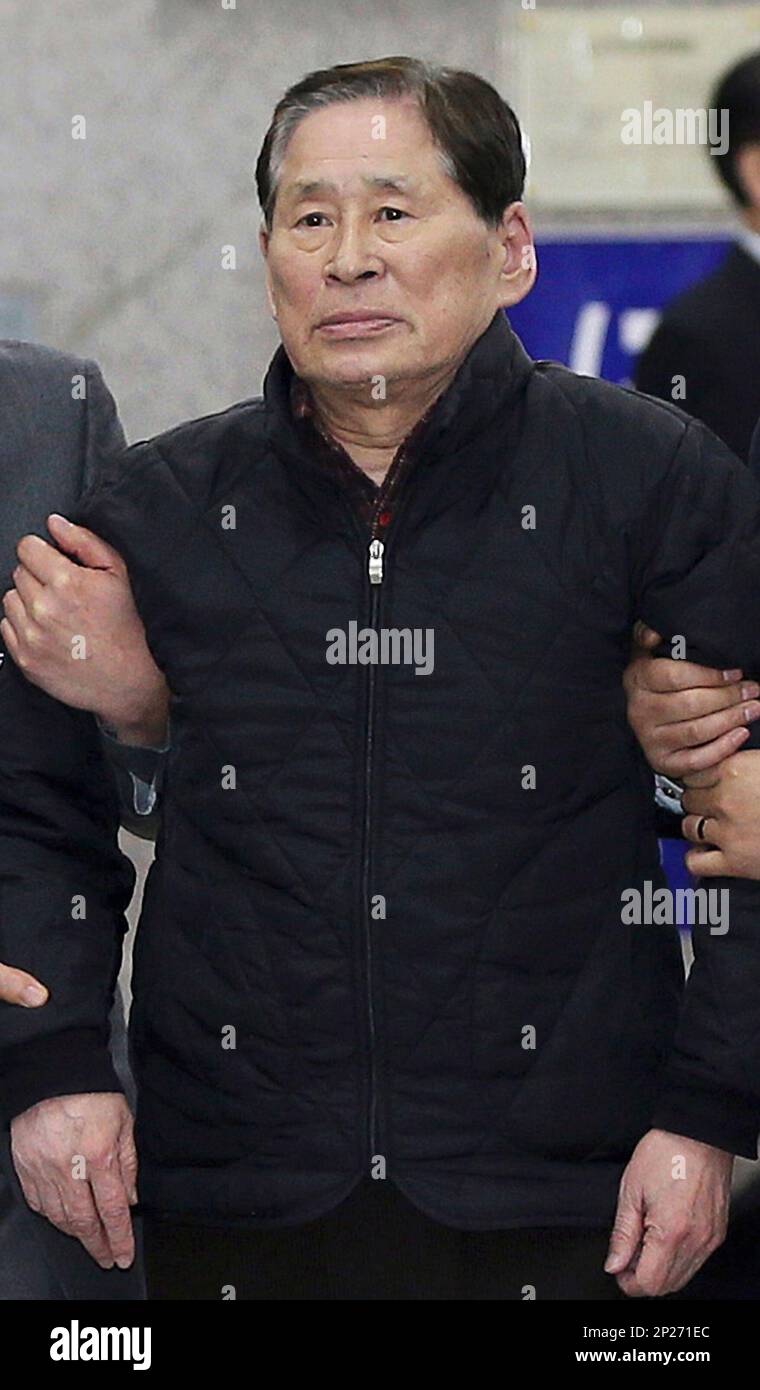 FILE - In this April 17, 2014 file photo, Kim Han-sik, president of ...