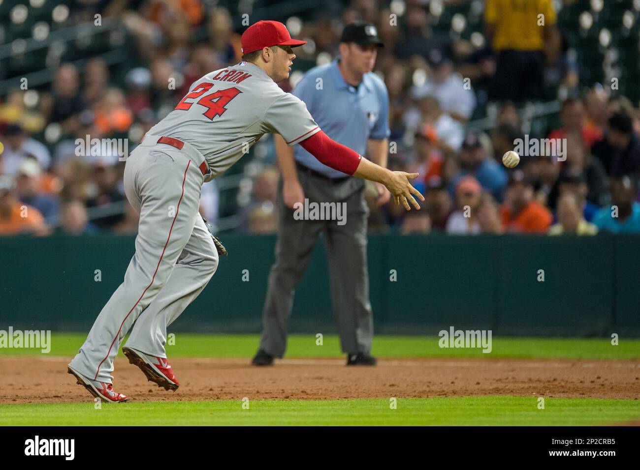 September 21, 2015: Los Angeles Angels first baseman C.J. Cron (24 ...