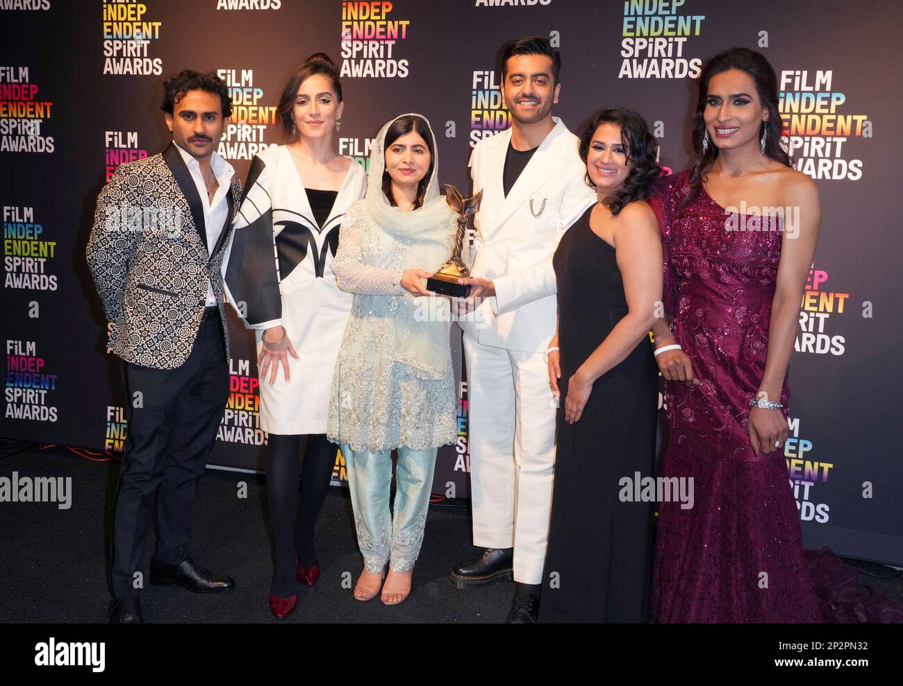 Ali Junejo, from left, Rasti Farooq, Malala Yousafzai, Saim Sadiq ...