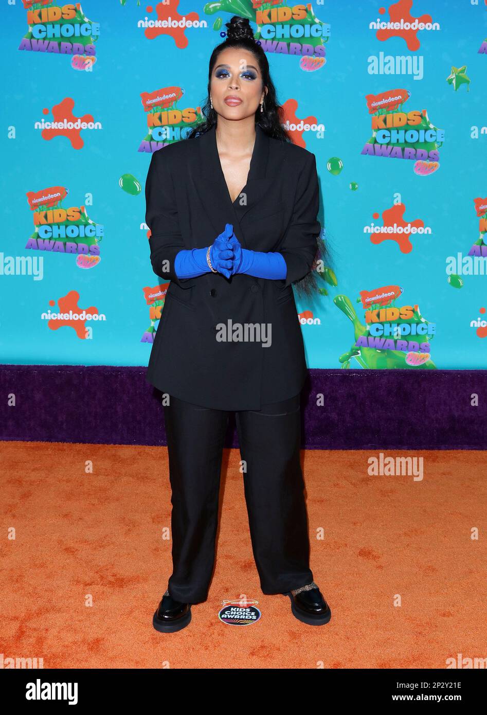 Lilly Singh wird am Samstag, den 4. März 2023, bei den Nickelodeon Kids ...