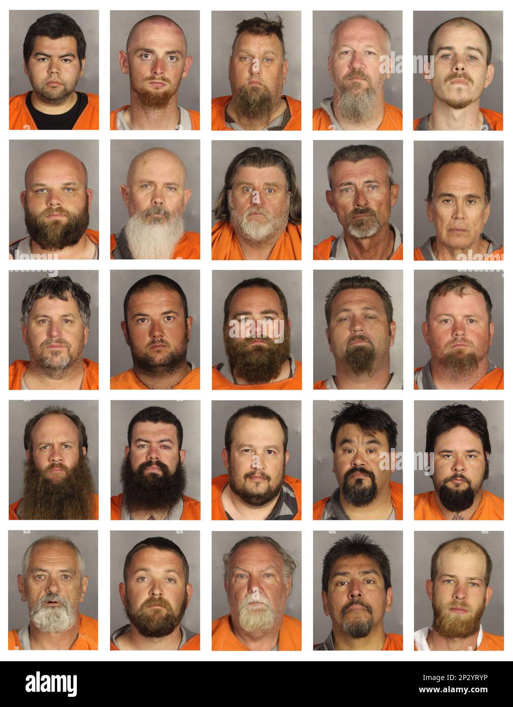 This combination of booking photos provided by the McLennan County ...