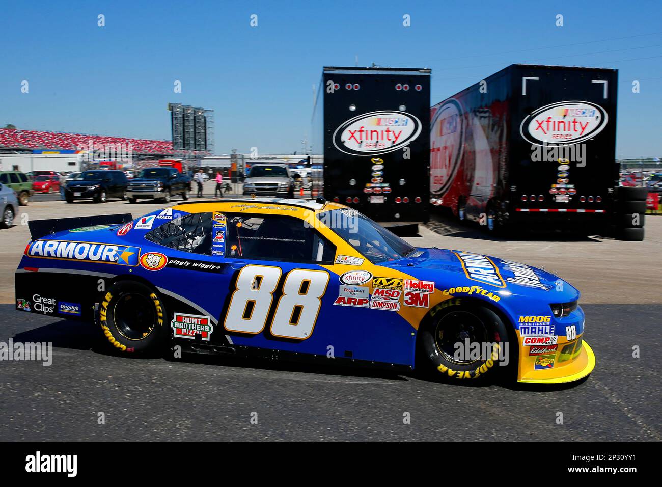 Kasey Kahne during practice for the NASCAR Xfinity Series Winn Dixie ...