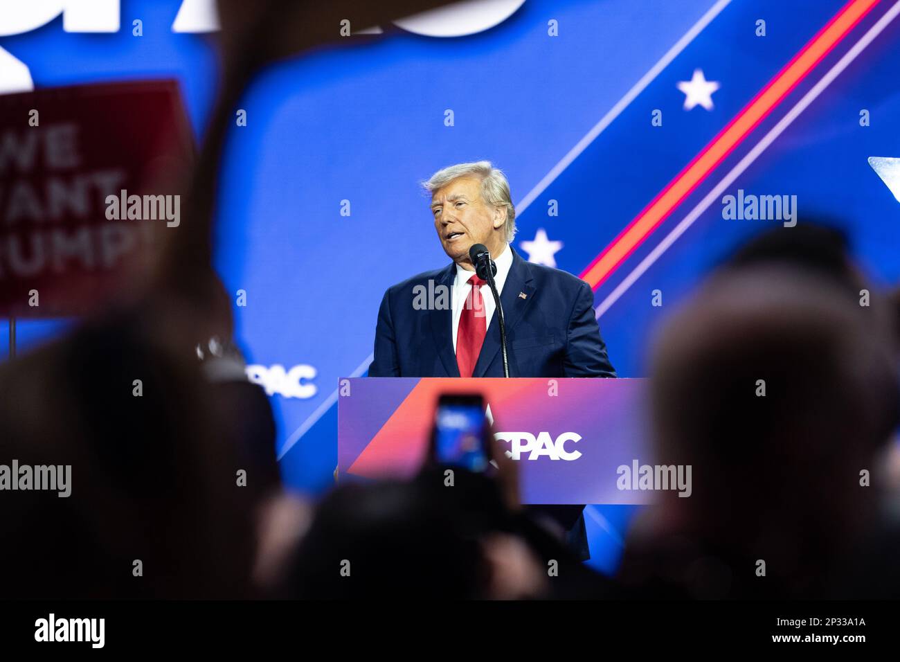 Donald J. Trump, 45. Präsident der Vereinigten Staaten, spricht am 3 ...