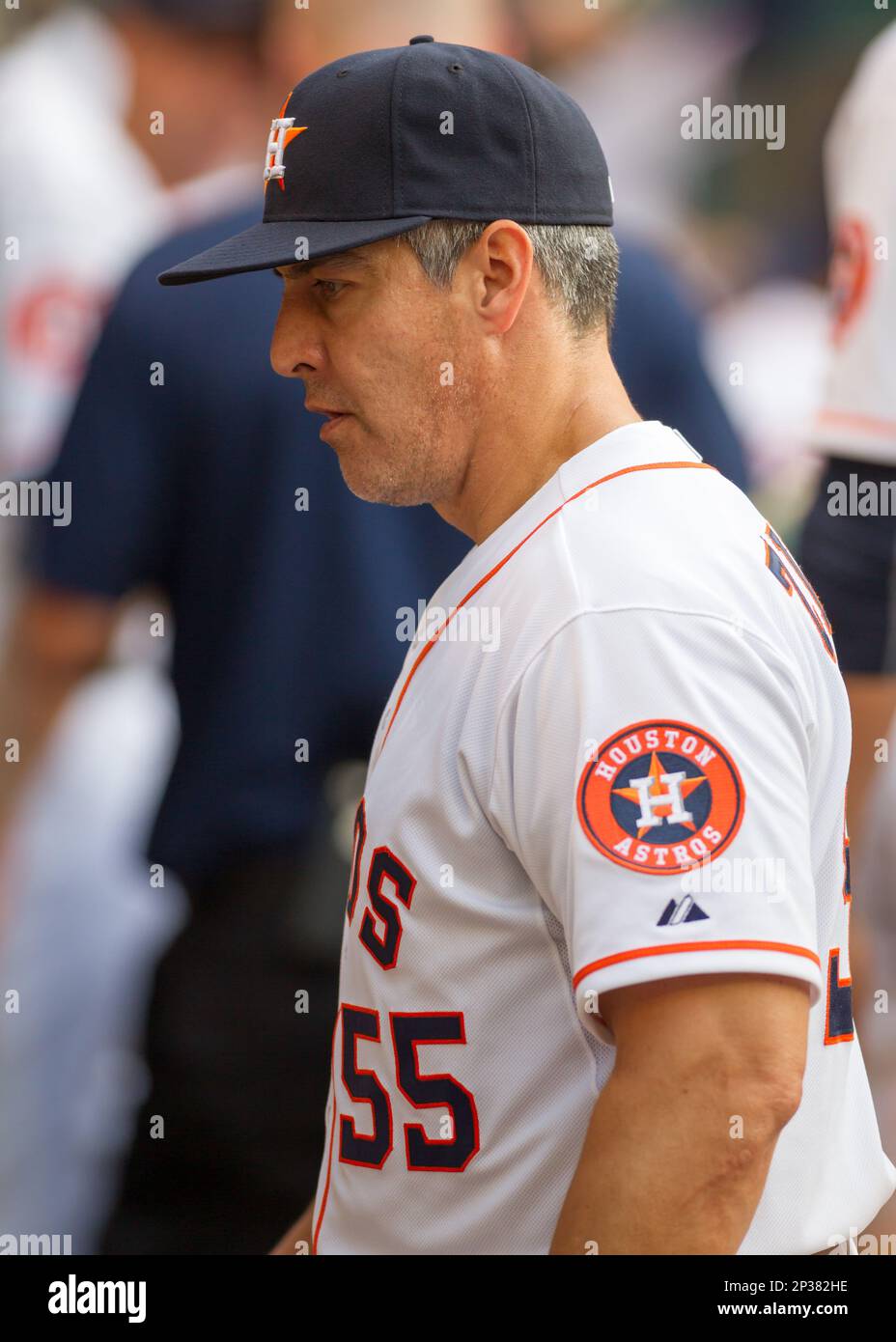 April 6, 2015: Houston Astros assistant hitting coach Alan Zinter ...
