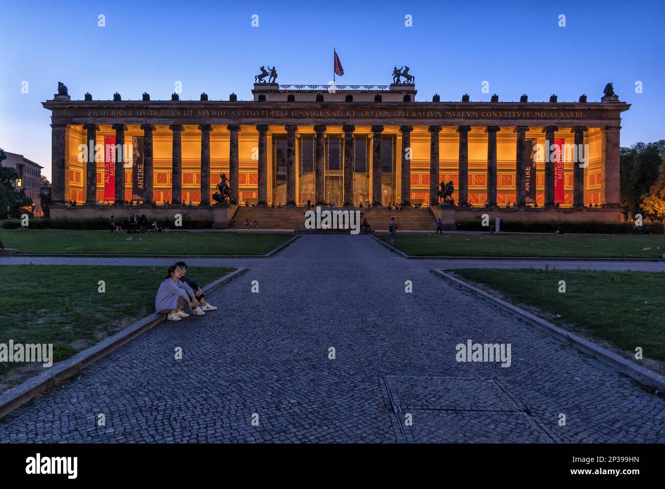 Berlin, Deutschland, Gebäude des Alten Museums (Altes Museum ...