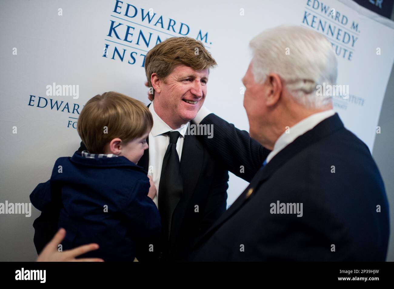 UNITED STATES - MARCH 29: Former Rep. Patrick Kennedy, D-R.I., holds ...