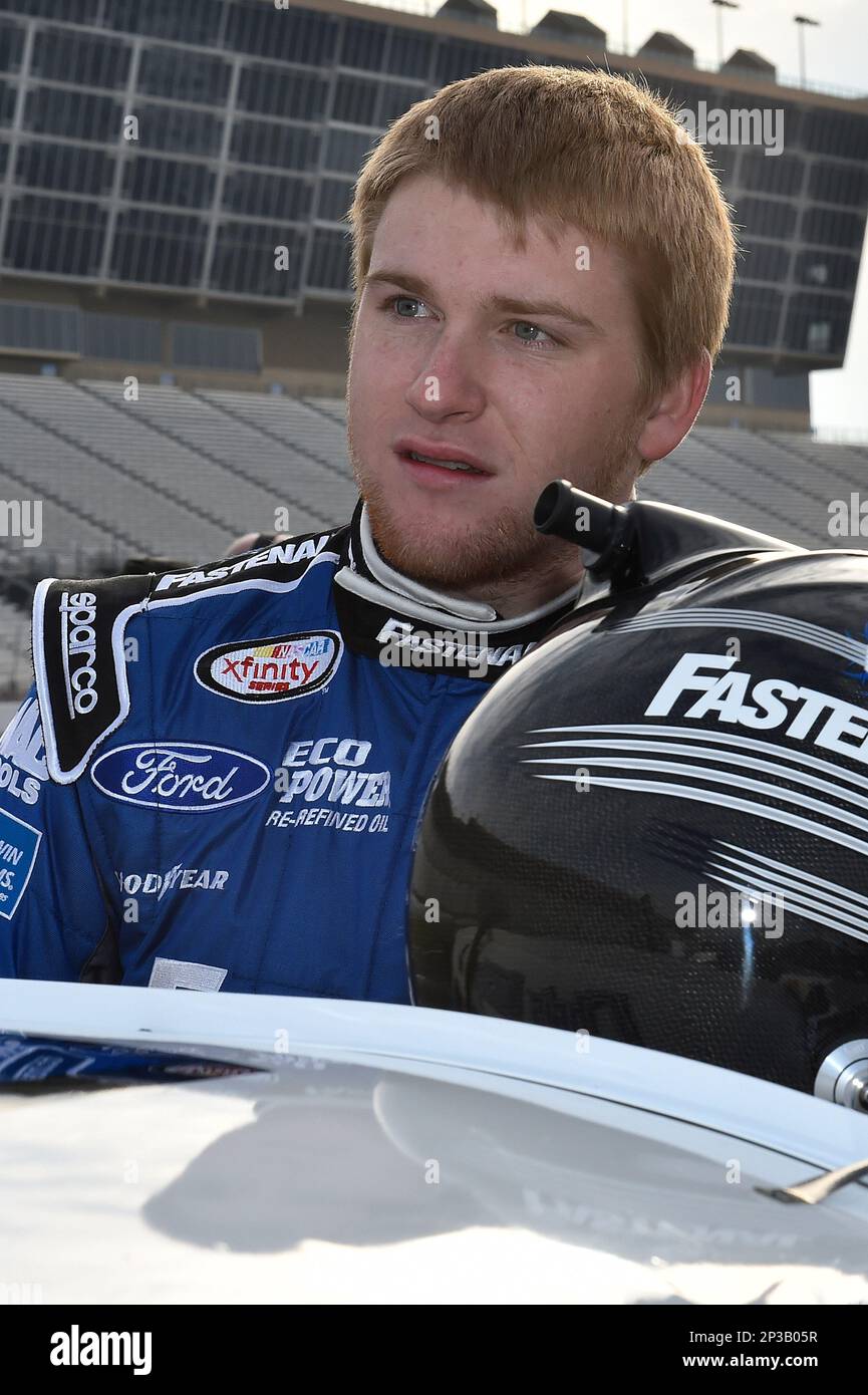 Chris Buescher (60) during practice for the NASCAR Xfinity Series ...
