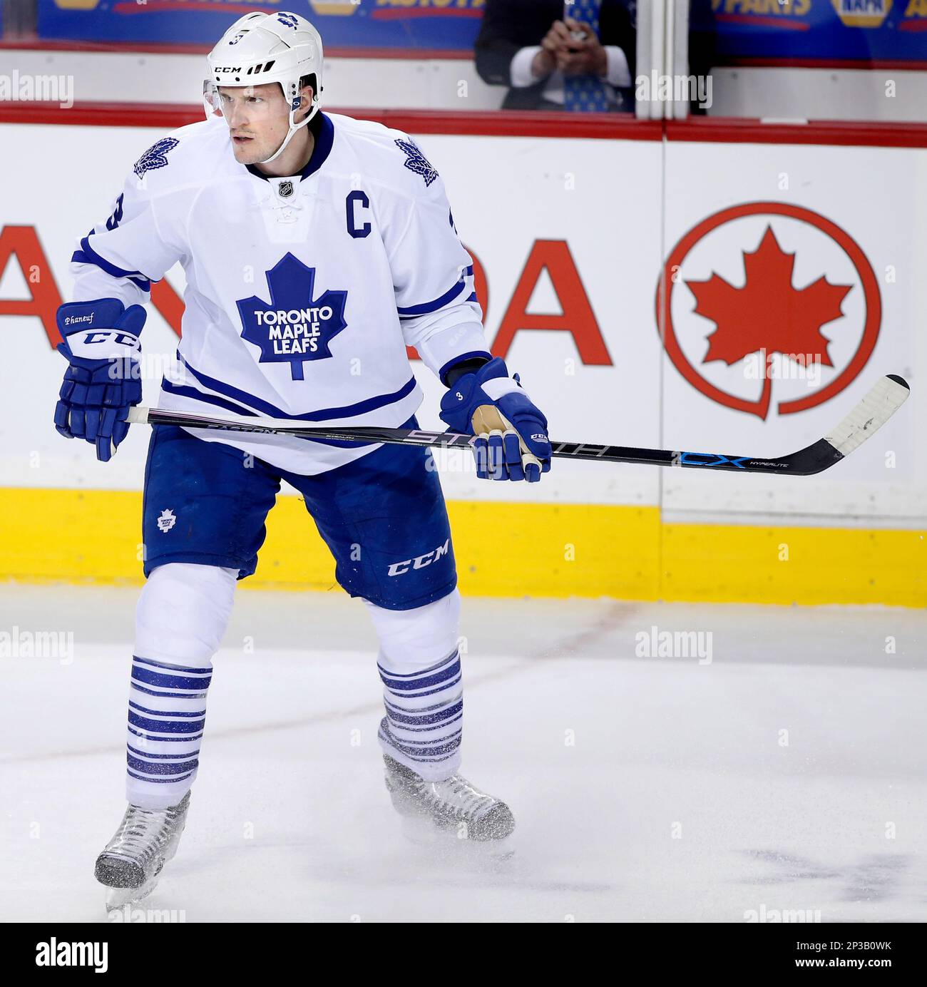 NHL profile photo on Toronto Maple Leafs' Dion Phaneuf during a game ...