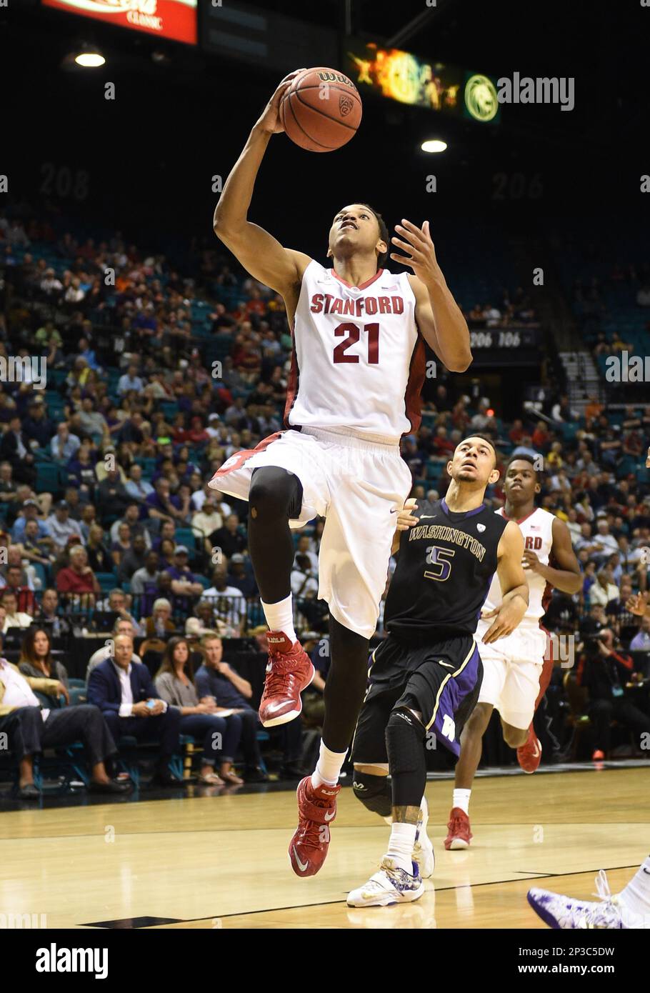 11 March 2015: Stanford (21) Anthony Brown during the Pac-12 Men's ...