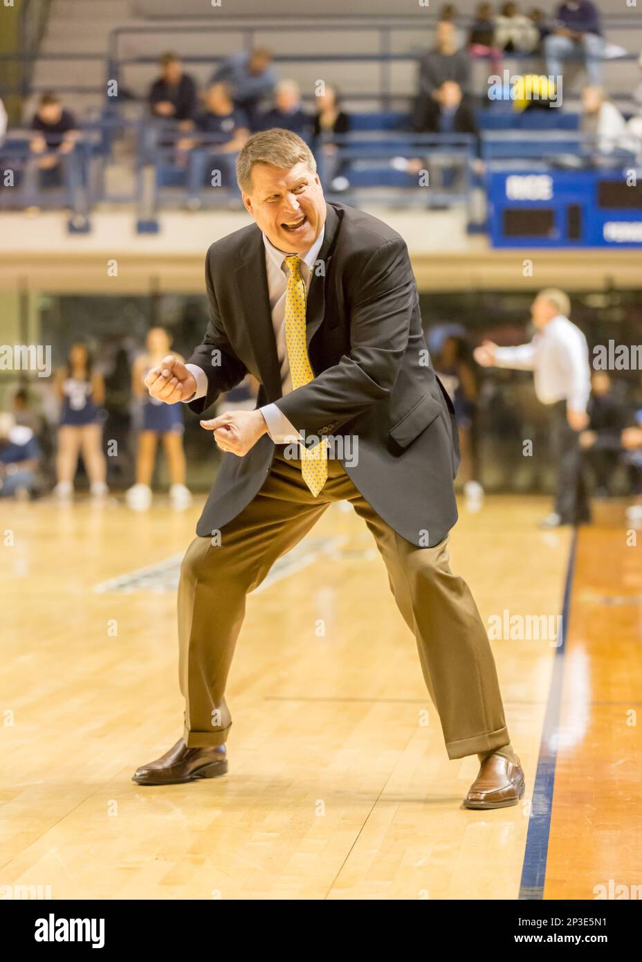 February 26, 2015: Old Dominion Monarchs head coach Jeff Jones during ...