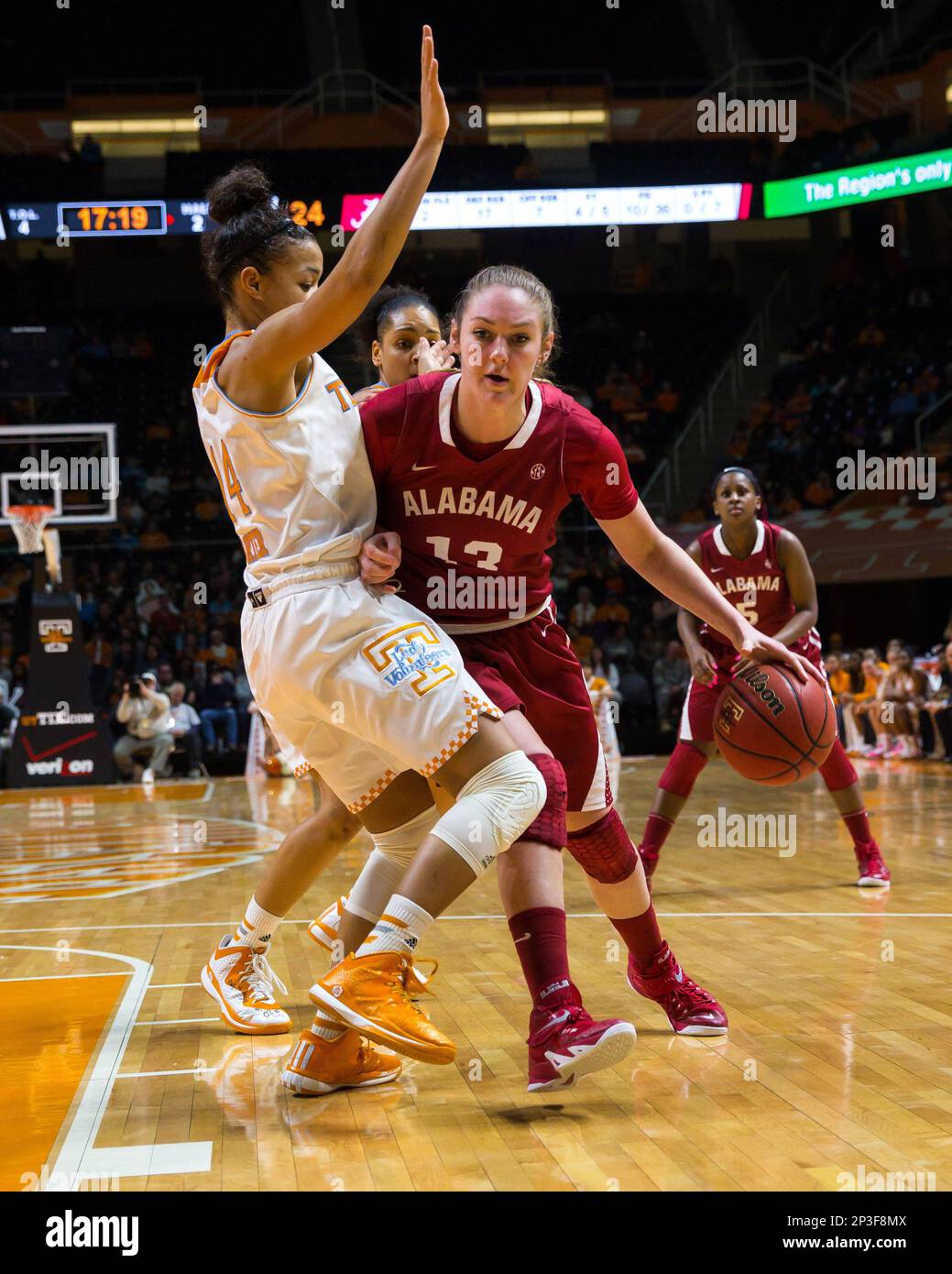 February 19, 2015: Nikki Hegstetter #13 of the Alabama Crimson Tide ...