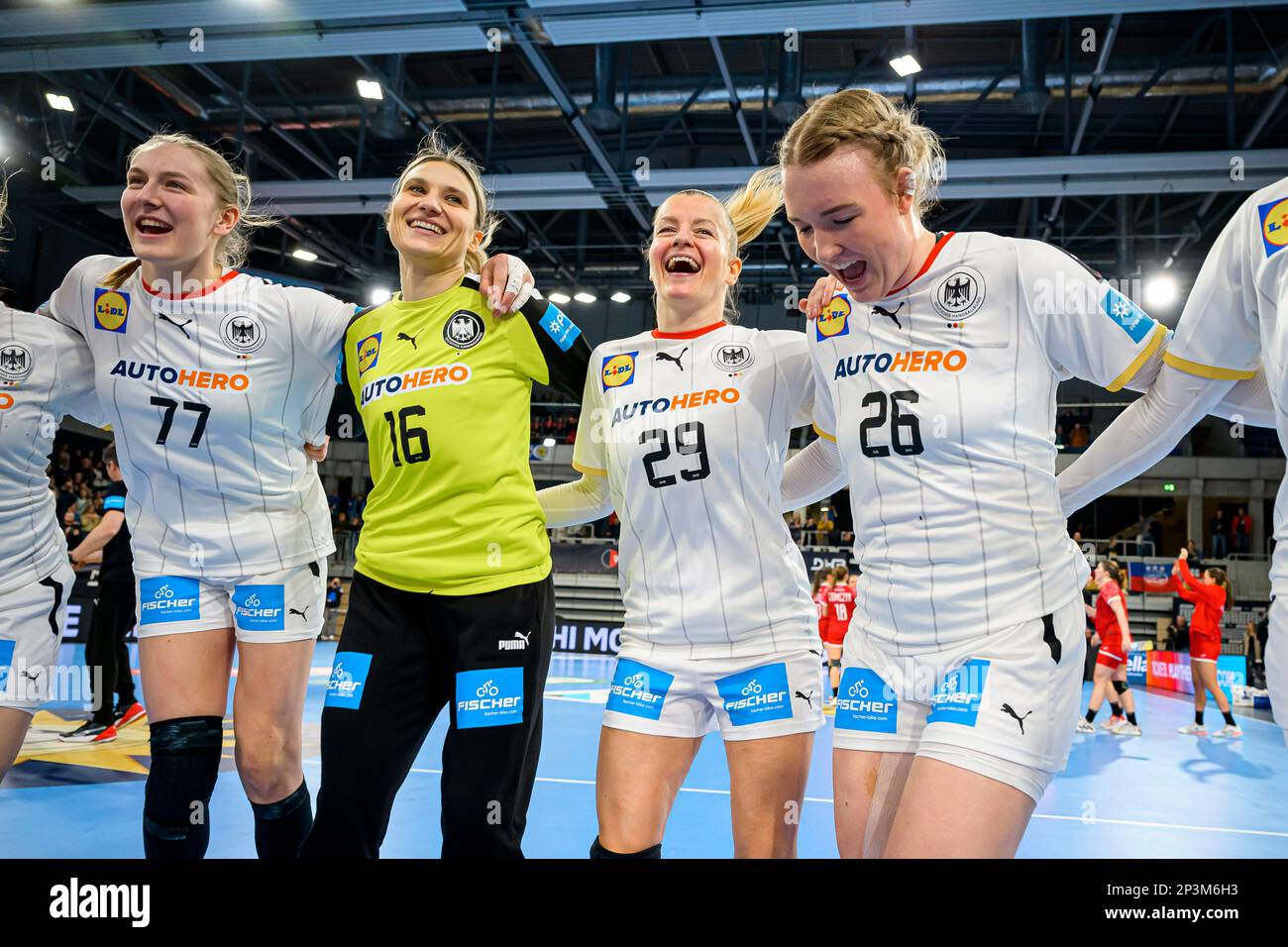 05. März 2023, Baden-Württemberg, Heidelberg: Handball, Frauen ...
