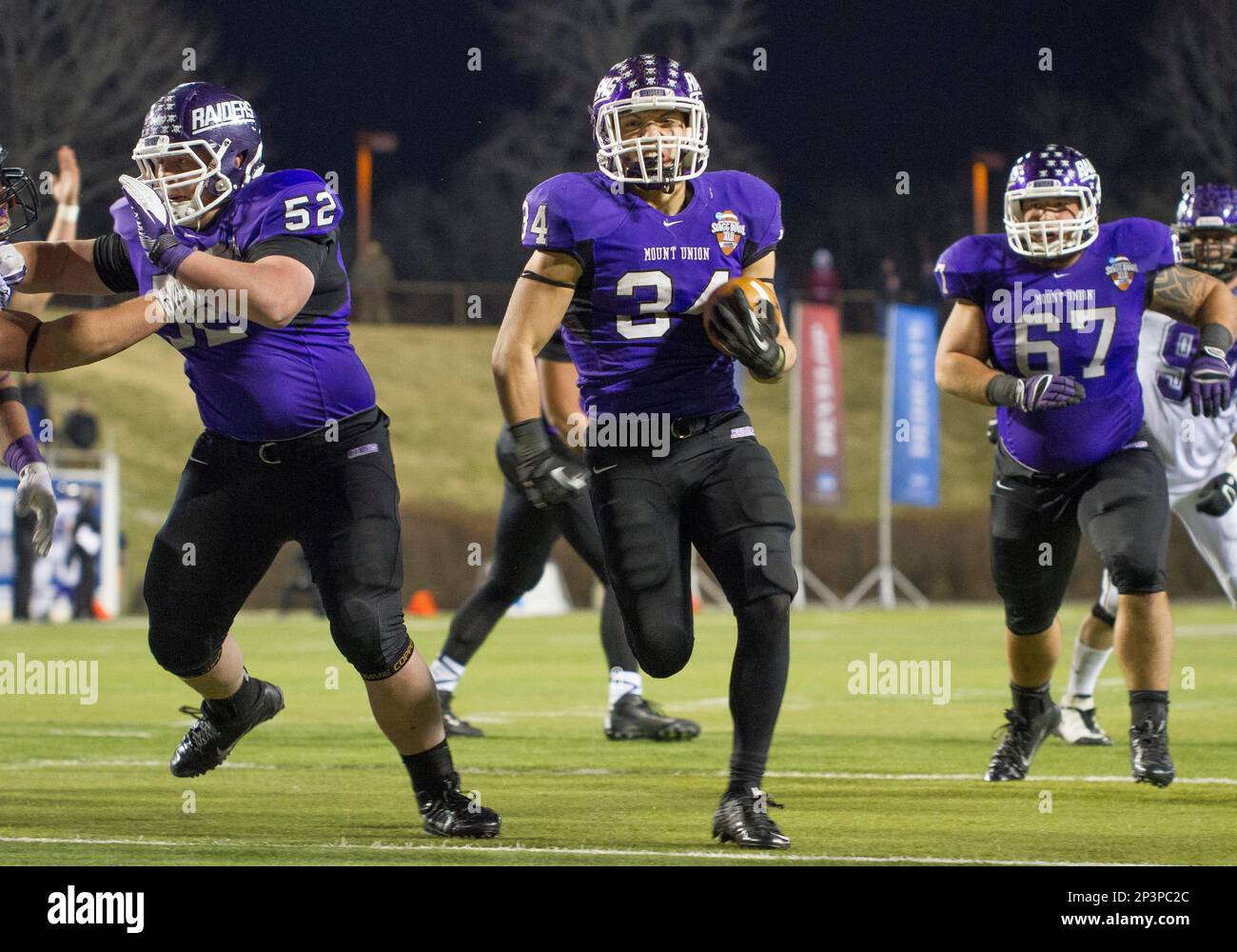 December 19, 2014: University of Mount Union Purple Raiders running ...