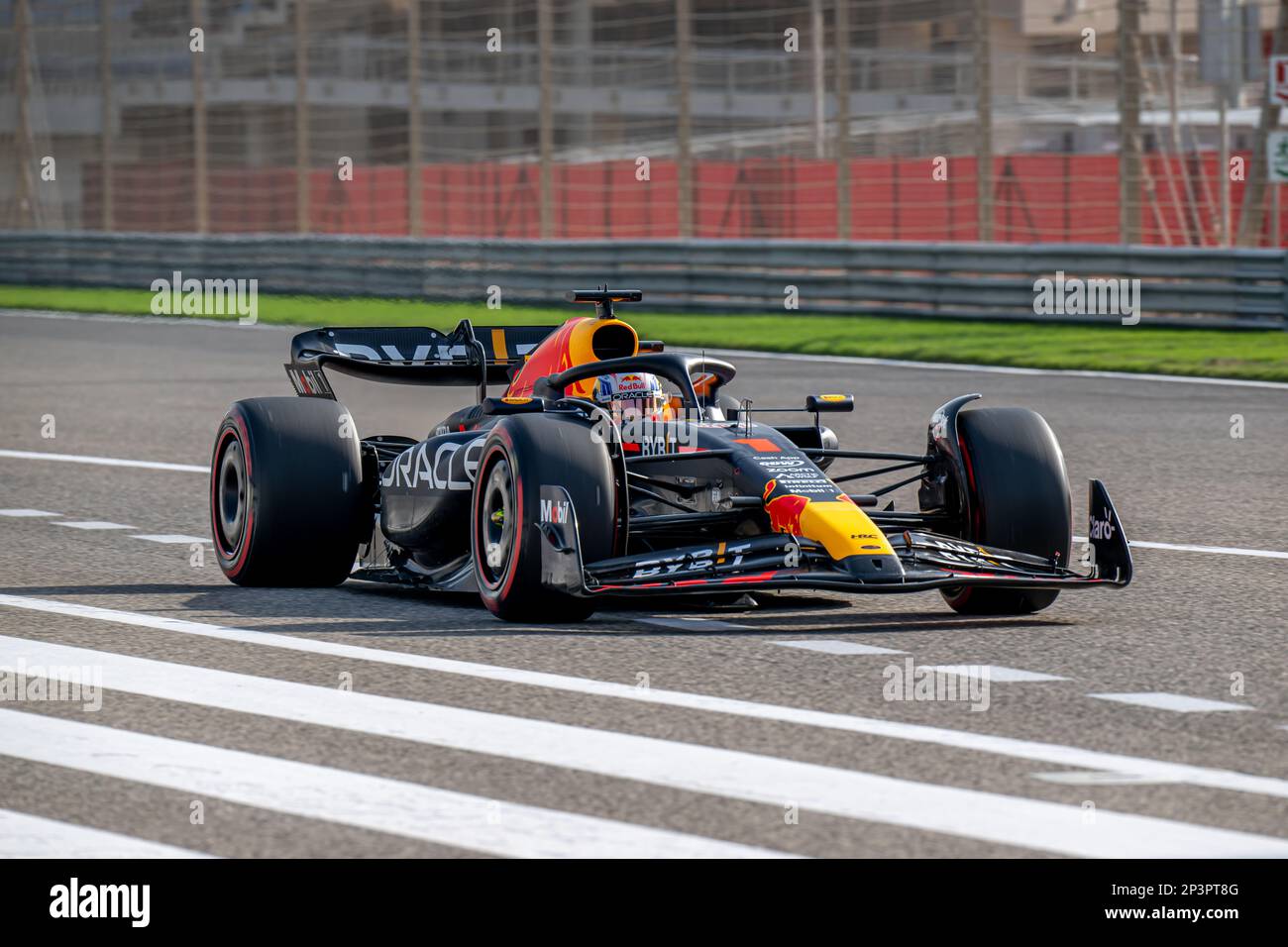 BAHRAIN INTERNATIONAL CIRCUIT, BAHRAIN - MÄRZ 04: Max Verstappen, Red ...
