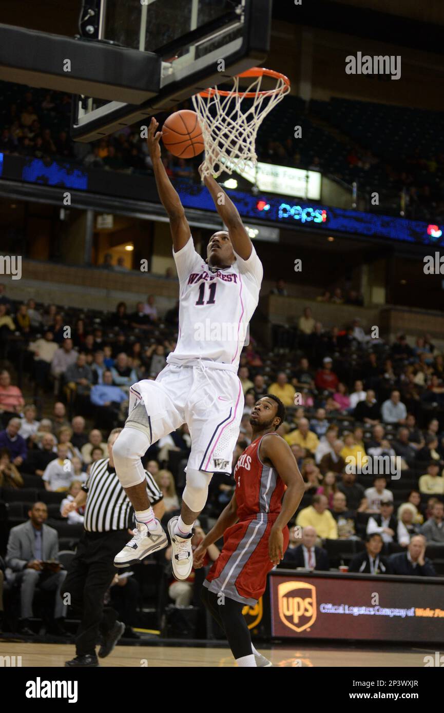 November 24, 2014:Wake Forest Demon Deacons forward Greg McClinton (11 ...