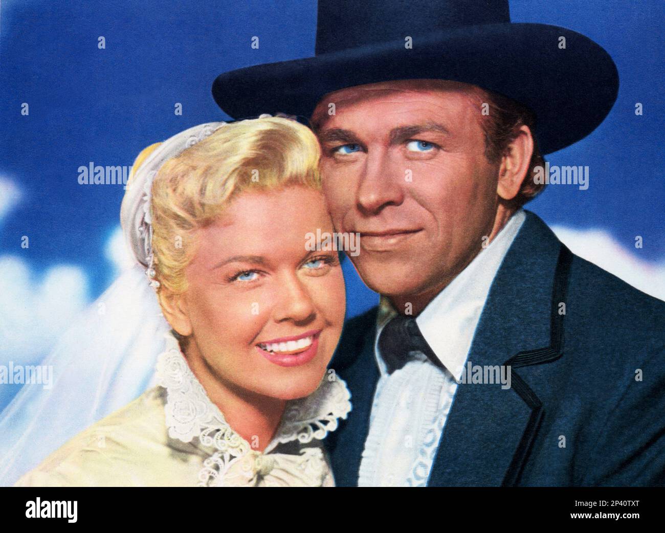 1953 : der Filmschauspieler HOWARD KIEL und DORIS DAY im Musical ...