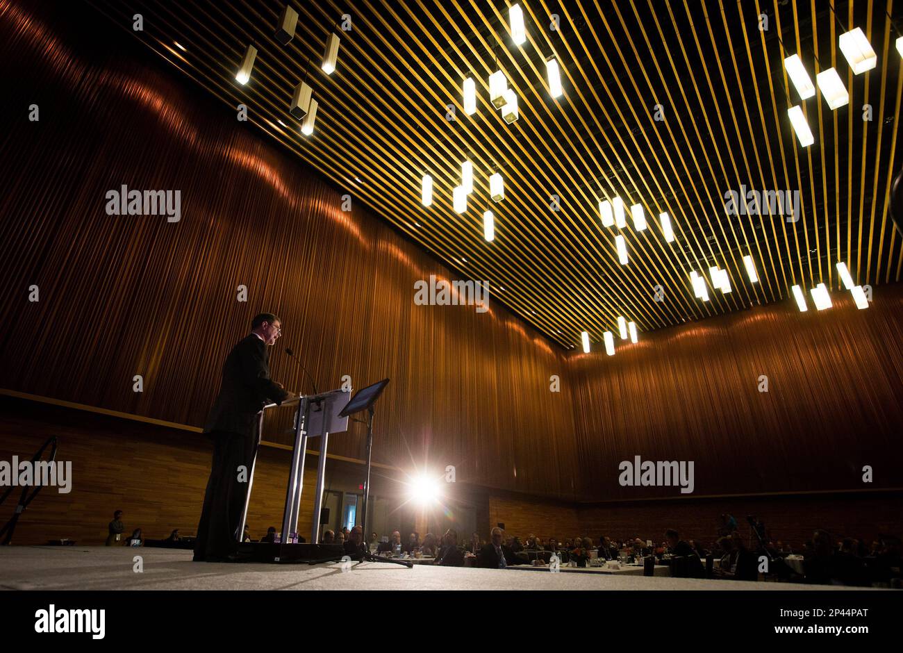 David Keane, president of the newly formed B.C. LNG Alliance, addresses ...