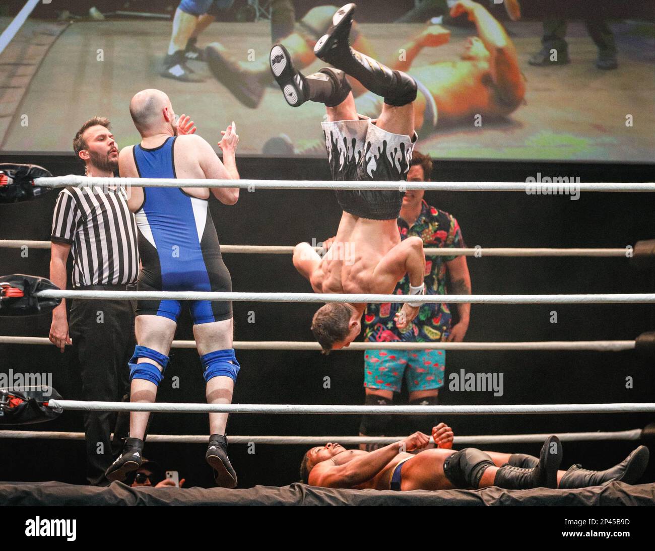 London, UK, 05. März 2023. „Max und Ivans Wrestling“ verwandeln ...