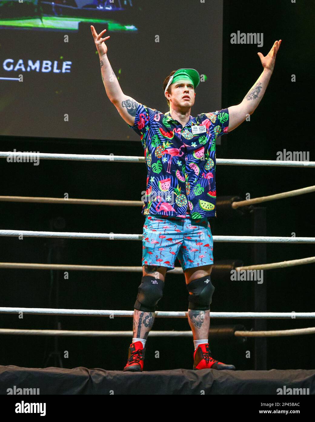 London, UK, 05. März 2023. Ed Gamble. „Max und Ivans Wrestling ...