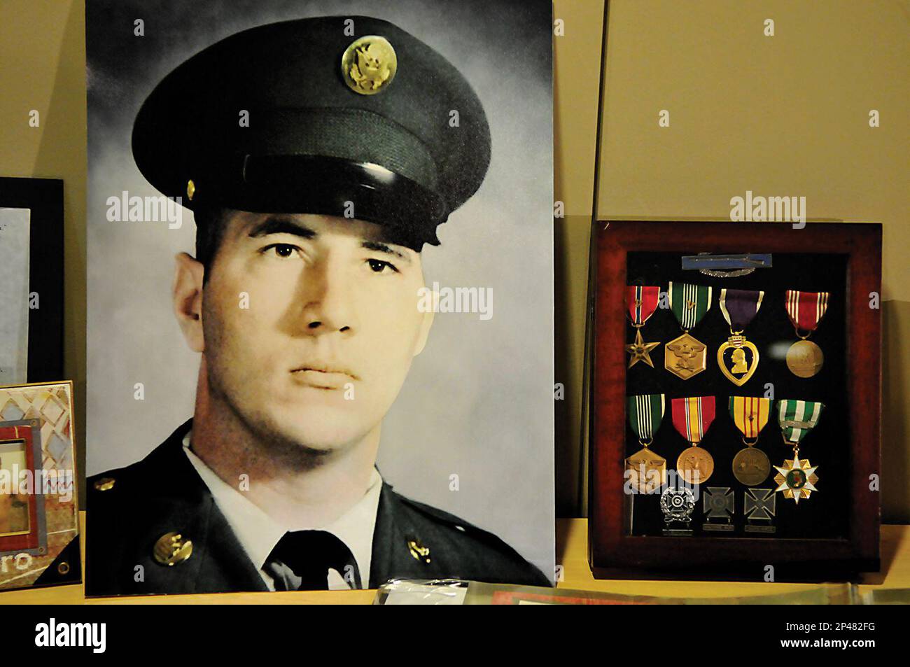 This Friday, Aug. 29, 2014 photo shows a portrait of Specialist 4 ...