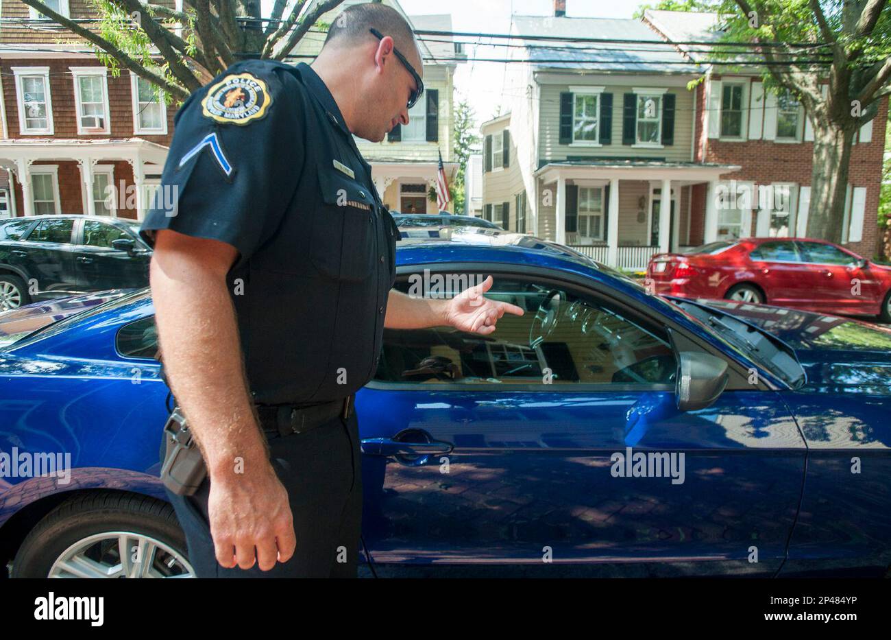 In this photo taken on Aug. 17, 2014, Annapolis Police Officer Ryan ...