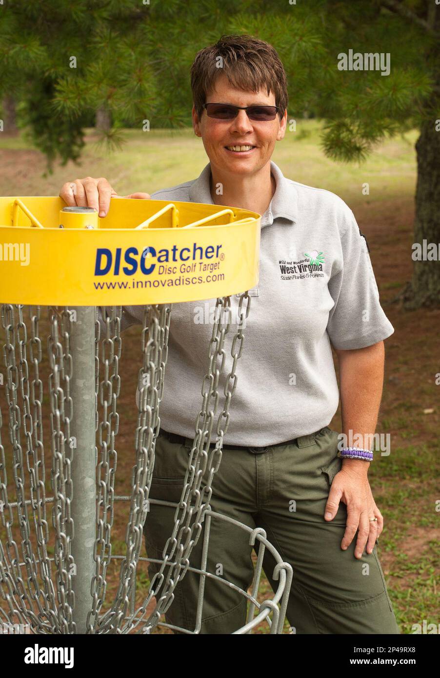 Pipestem State Park's 18-hole disc golf course, added last year, has ...