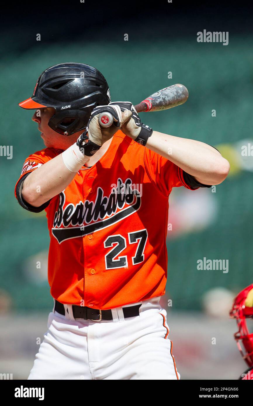 Sam Houston State Bearkats first baseman Ryan O'Hearn #27 at bat during ...