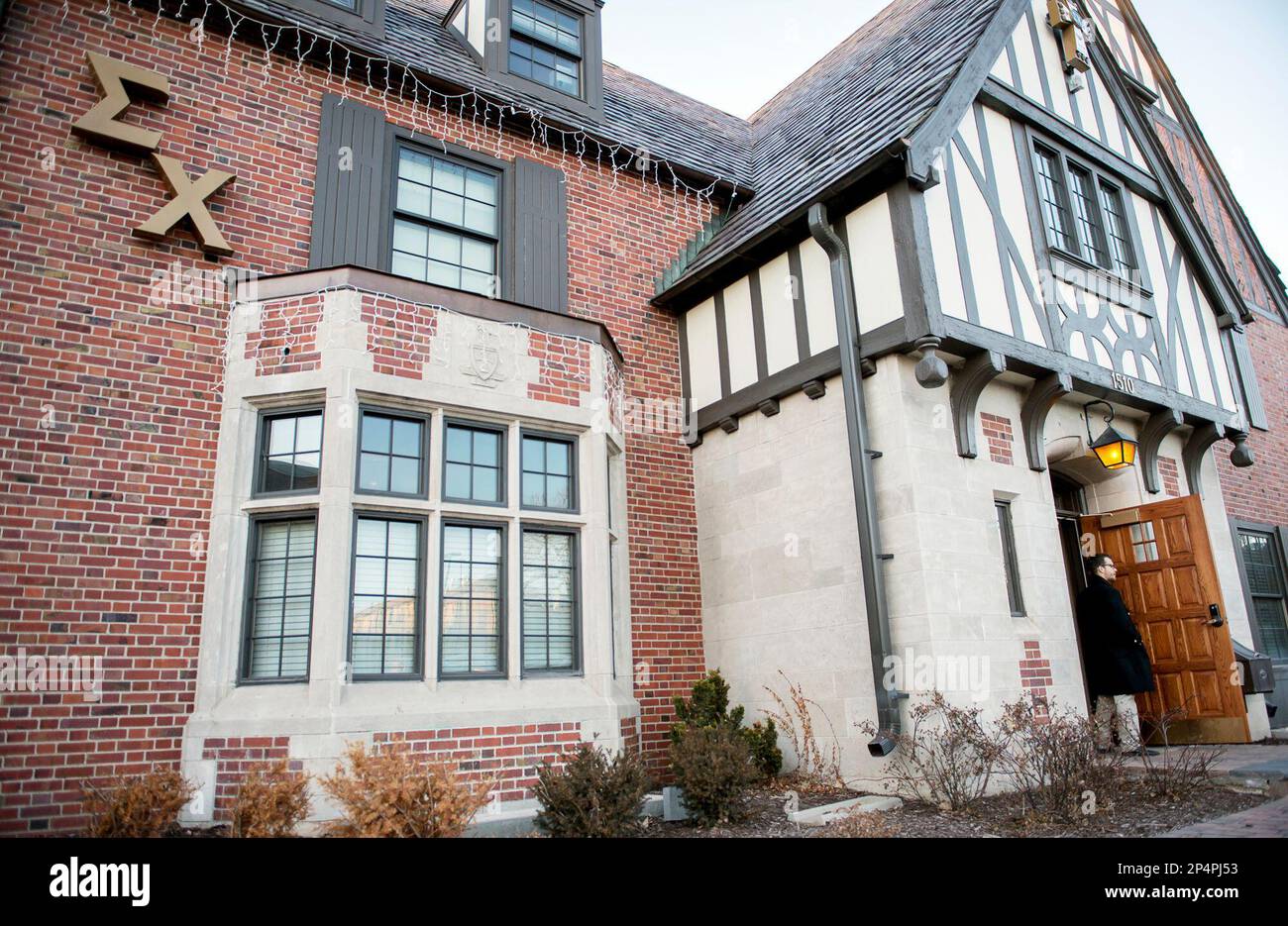 This photo taken Jan. 27, 2014, shows fraternity member Hunter Vap ...