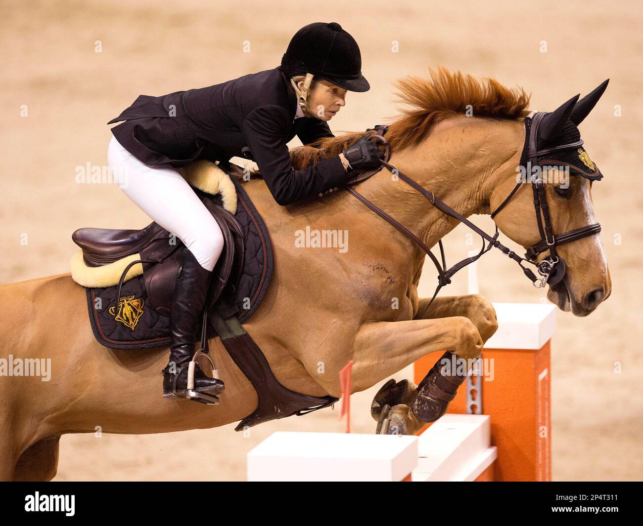 Australia's Edwina Tops-Alexander rides Cevo Itot du Chateau during the ...