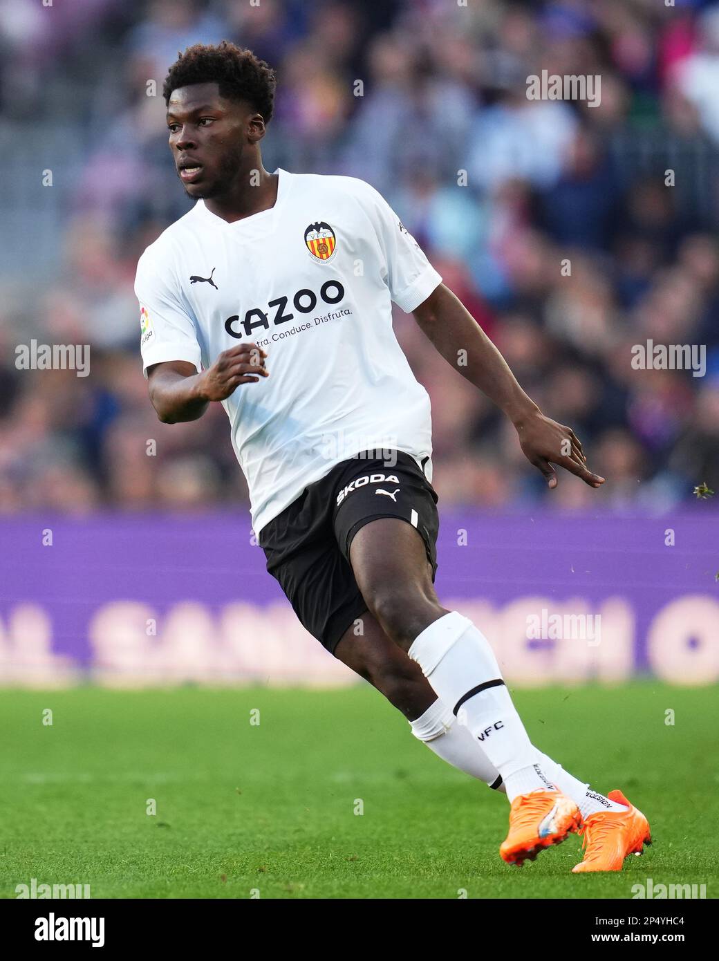 Barcelona, Spanien, 05/03/2023, Yunus Musah von Valencia CF während des ...