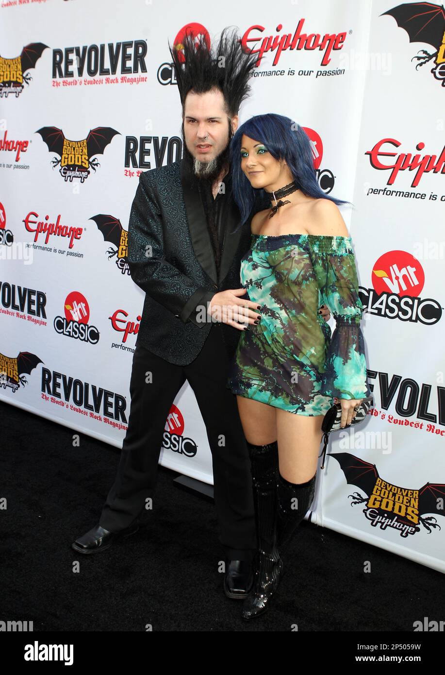 Wayne Static of Static-X and wife Tera Wray arrive at the 3rd Annual ...