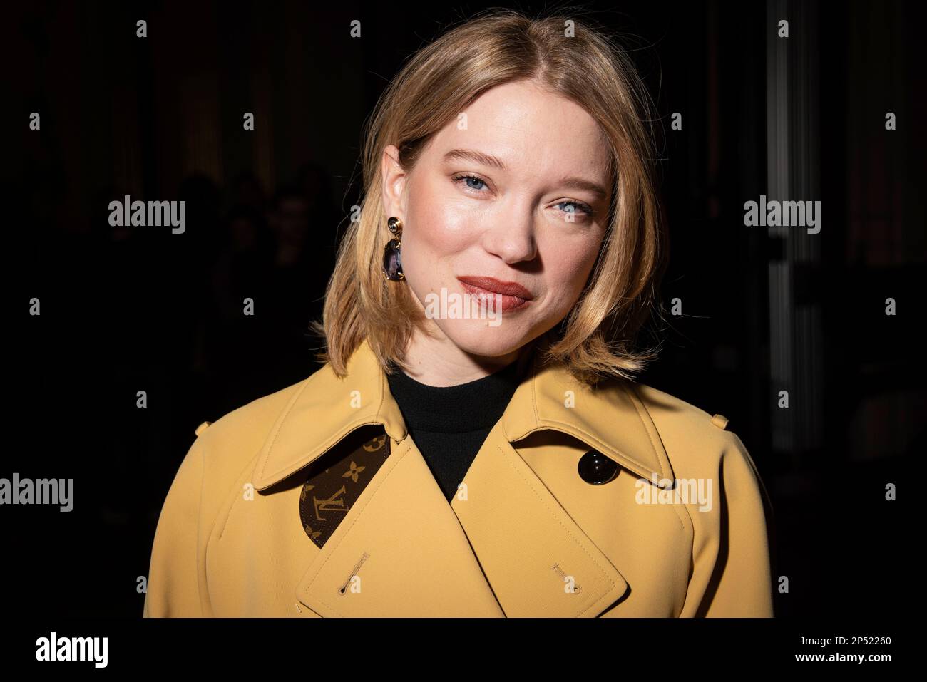 Lea Seydoux attends the Louis Vuitton Fall/Winter 2023-2024 ready-to ...