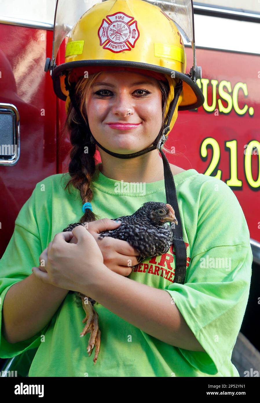 Rhonda Deese, a third generation firefighter at the Nicol Volunteer ...