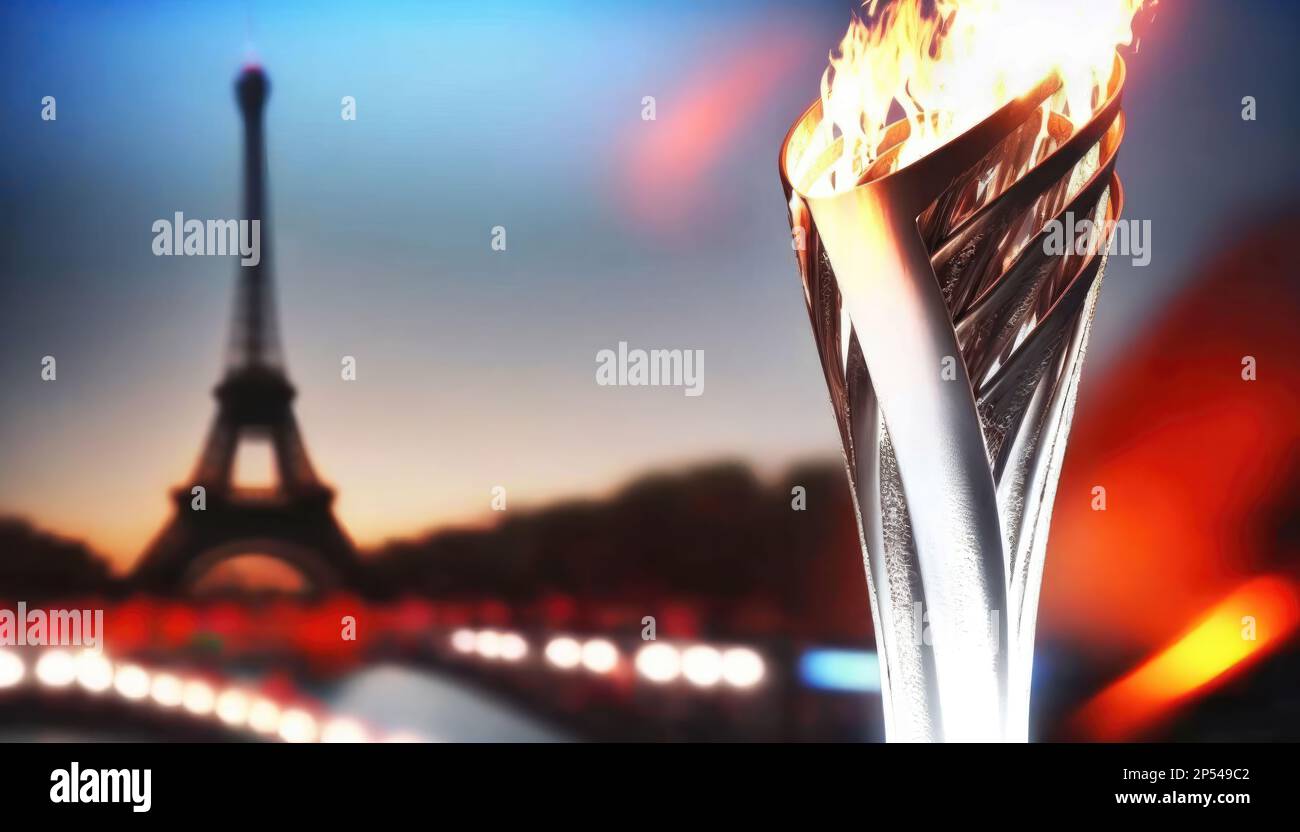 Die olympische Fackel ist eines der bekanntesten Symbole der ...