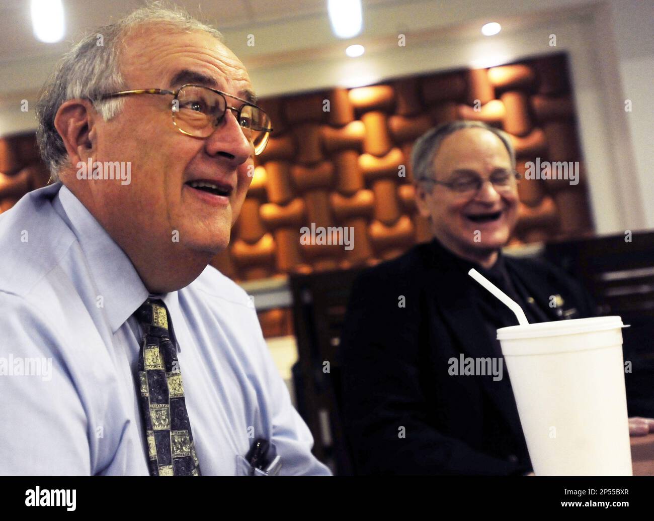 Johnson County Sheriff's Office lead chaplain David Mark Owens, left ...