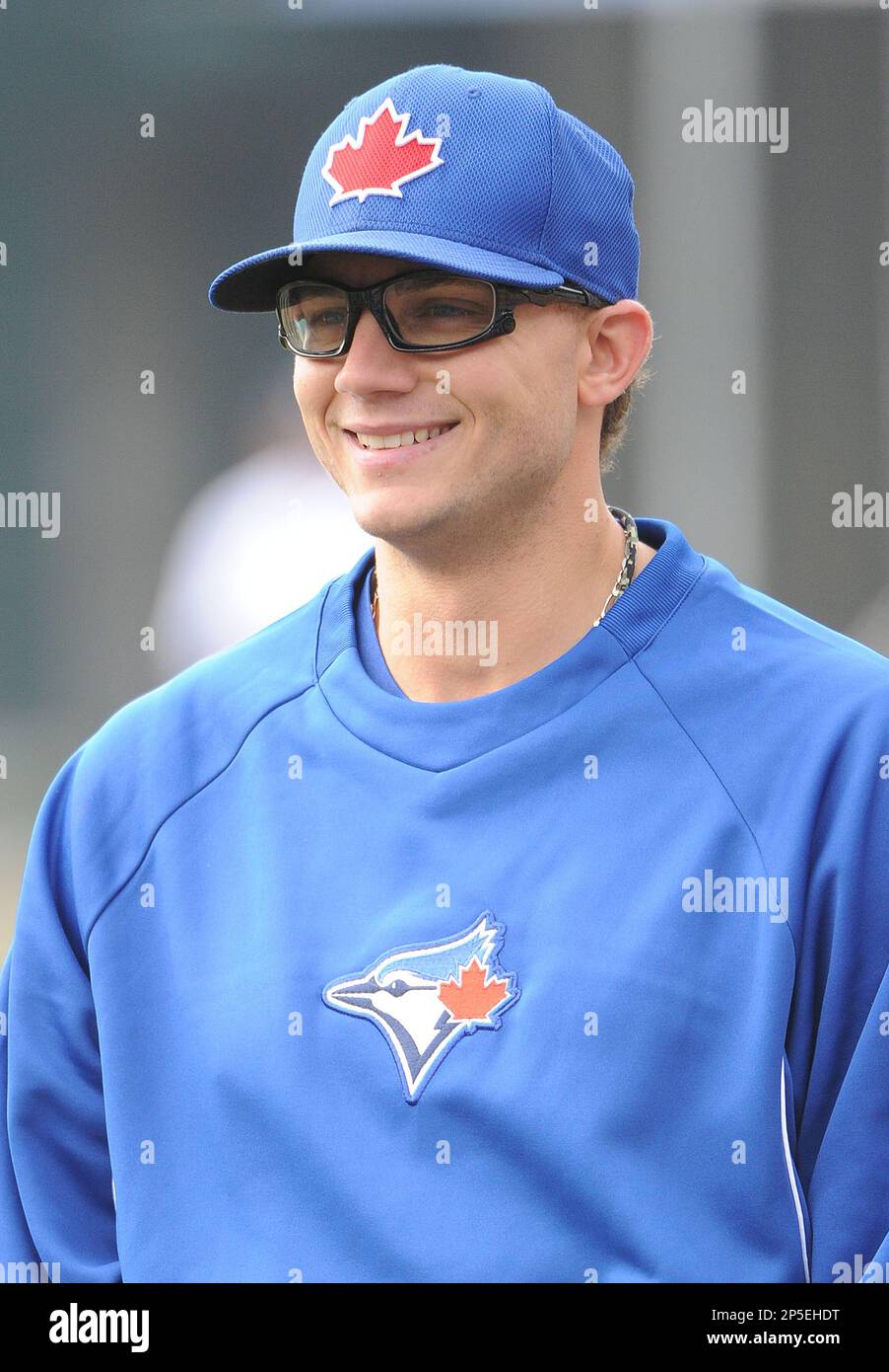 Toronto Blue Jays Brett Cecil (27) during a game against the Detroit ...