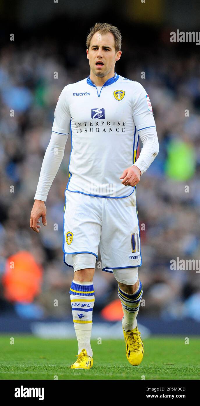 Feb. 17, 2013 - Manchester, United Kingdom - Luke Varney of Leeds ...