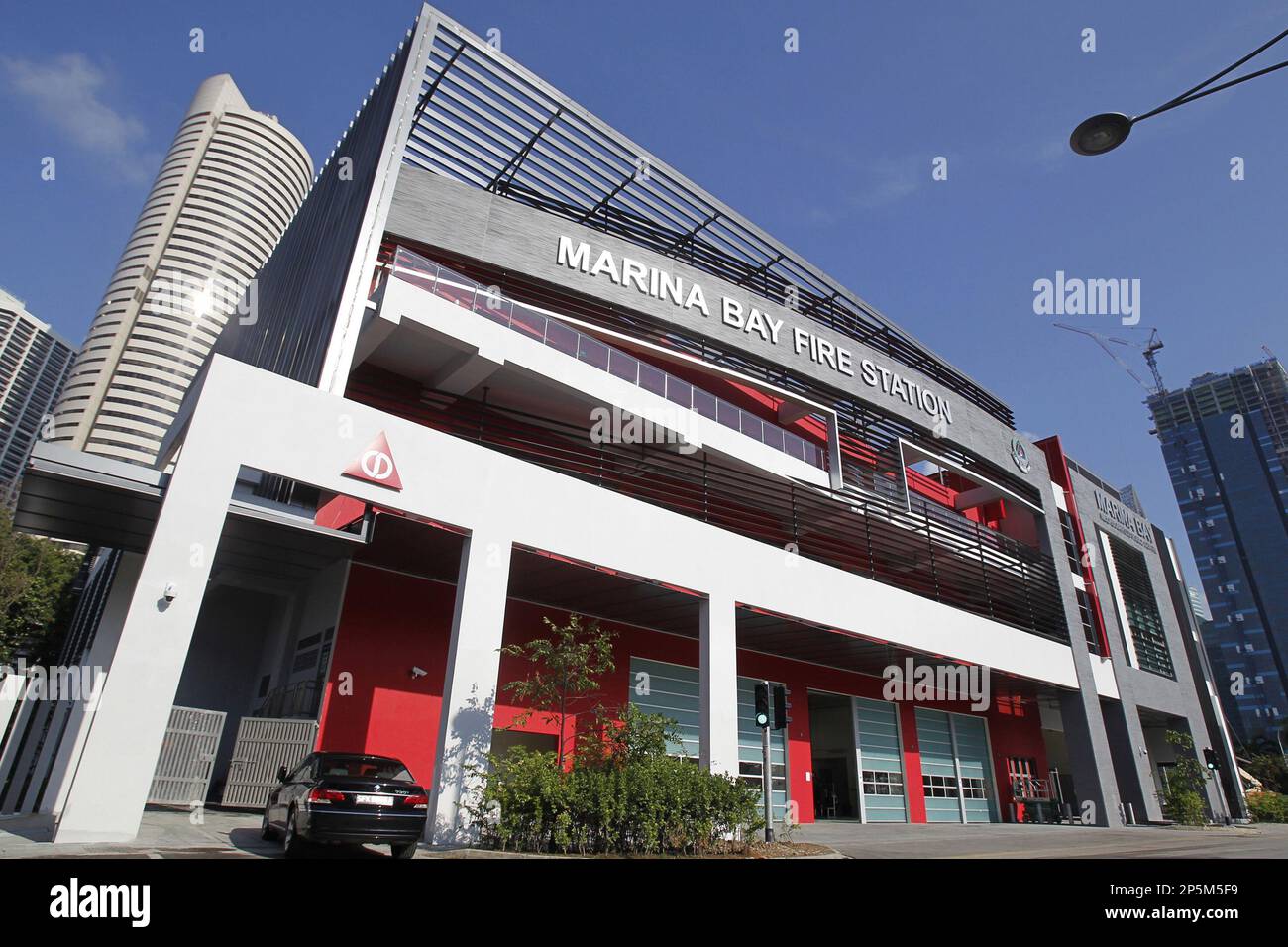 The Singapore Civil Defence Force's (SCDF) 18th fire station - Marina ...