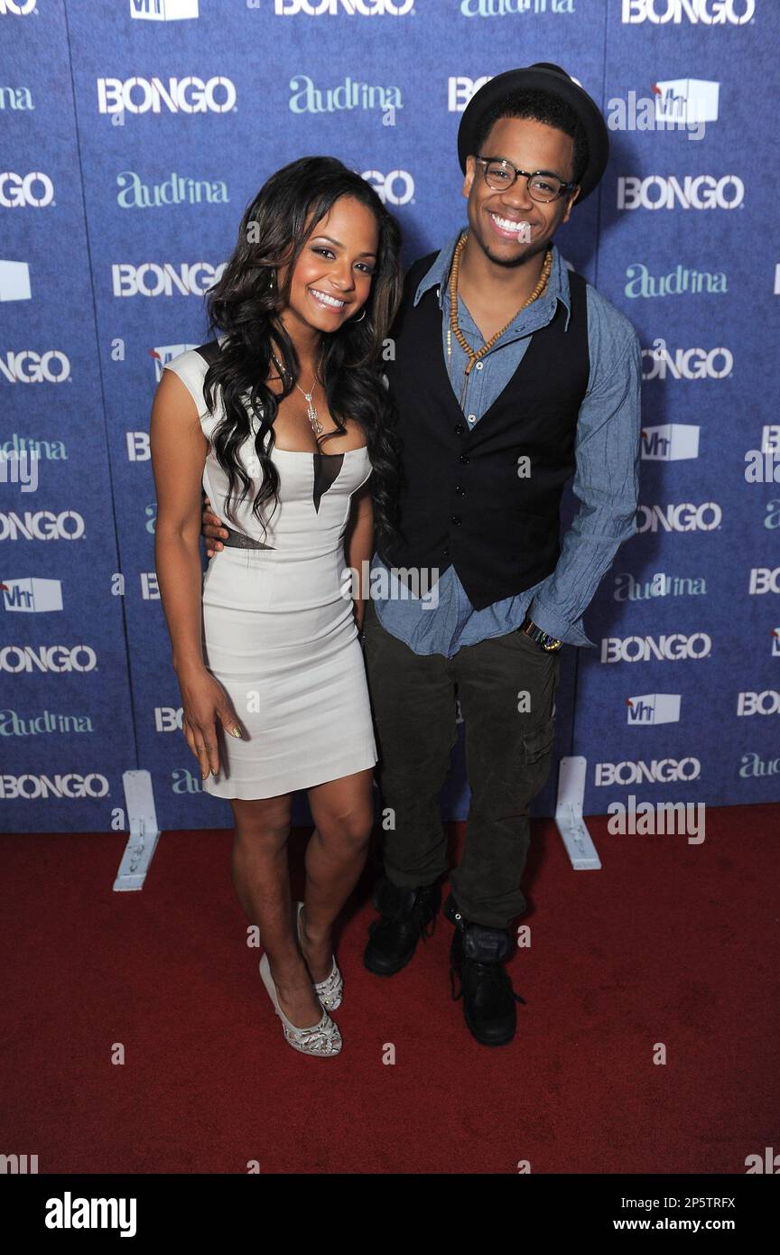 HOLLYWOOD, CA - APRIL 13: Christina Milian and Tristan Wilds attend the ...