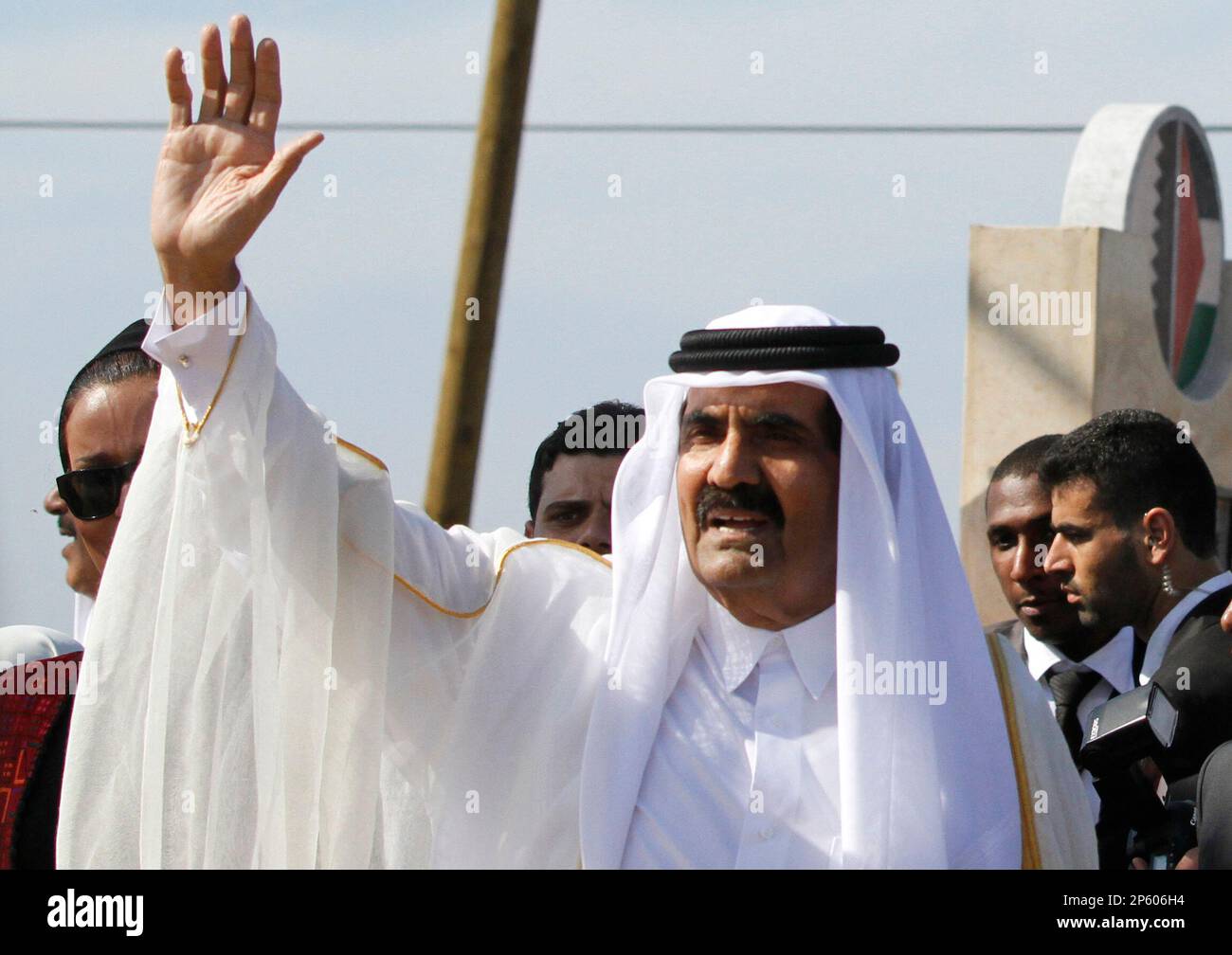 FILE- In this Tuesday, Oct. 23, 2012 file photo, Emir of Qatar Sheikh ...