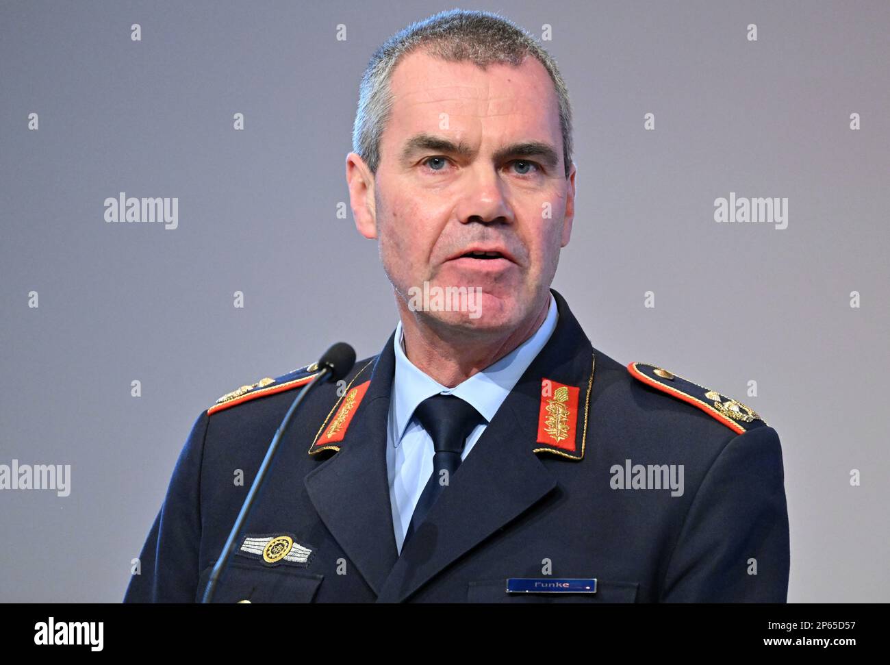 Erfurt, Deutschland. 07. März 2023. Gerald Funke, Generalmajor und ...