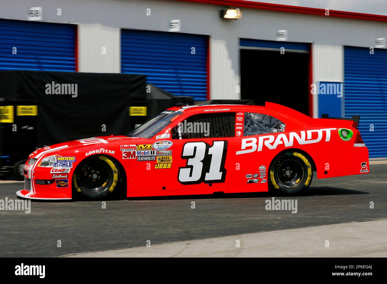 Justin Allgaier during practice for Saturday's NASCAR Nationwide Series ...