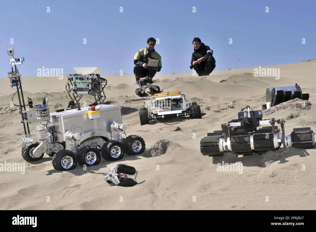 Space robot prototypes developed by the Japan Aerospace Exploration ...