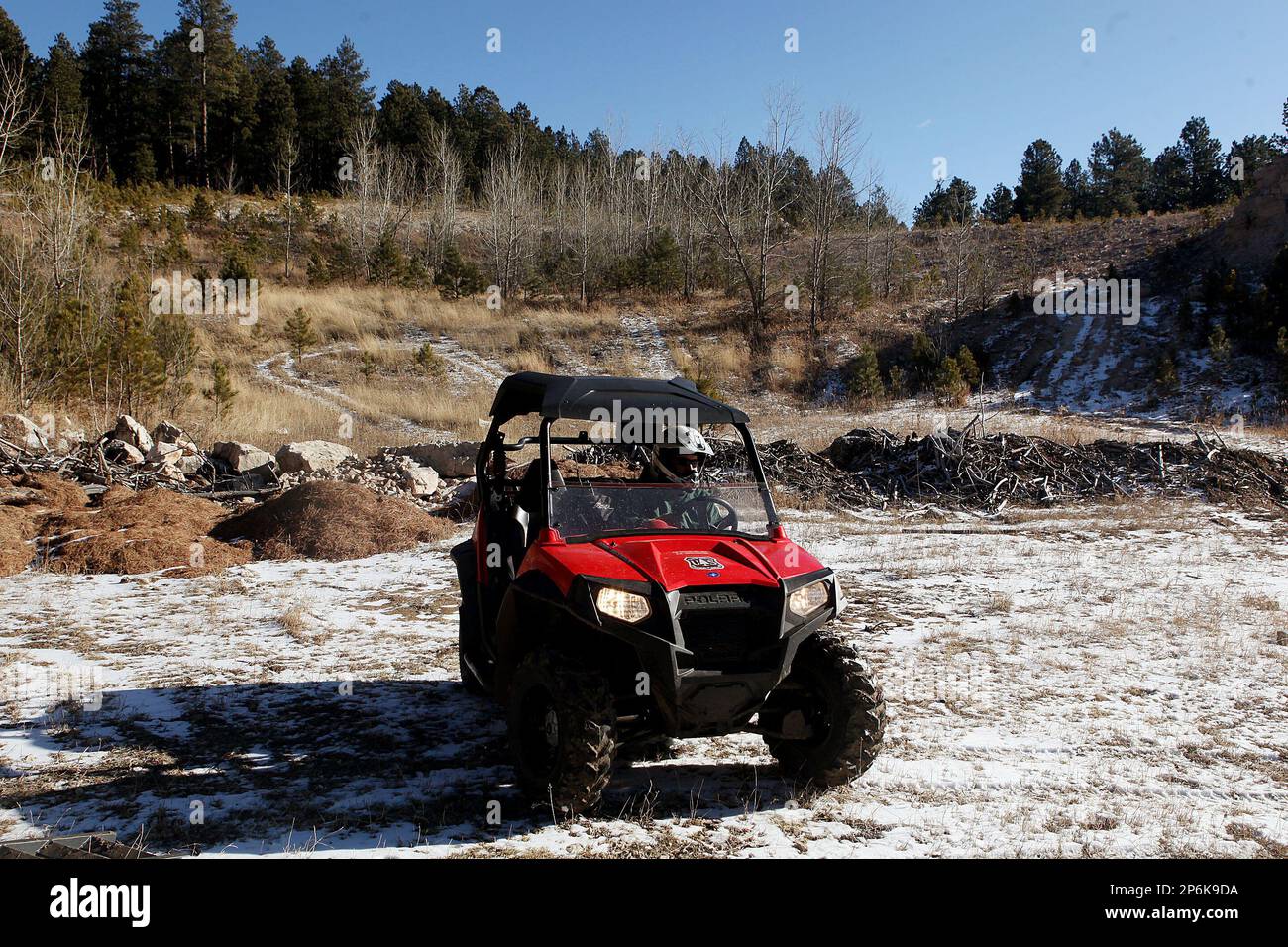Ben Schumacher, with Black Hills National Forest travel management team ...
