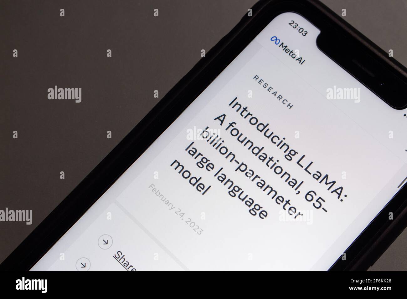 Metas Blog-Beitrag „Introducing Lama: A Basic, 65-Milliarden-Parameter ...