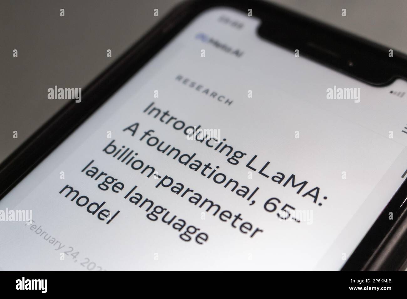 Metas Blog-Beitrag „Introducing Lama: A Basic, 65-Milliarden-Parameter ...