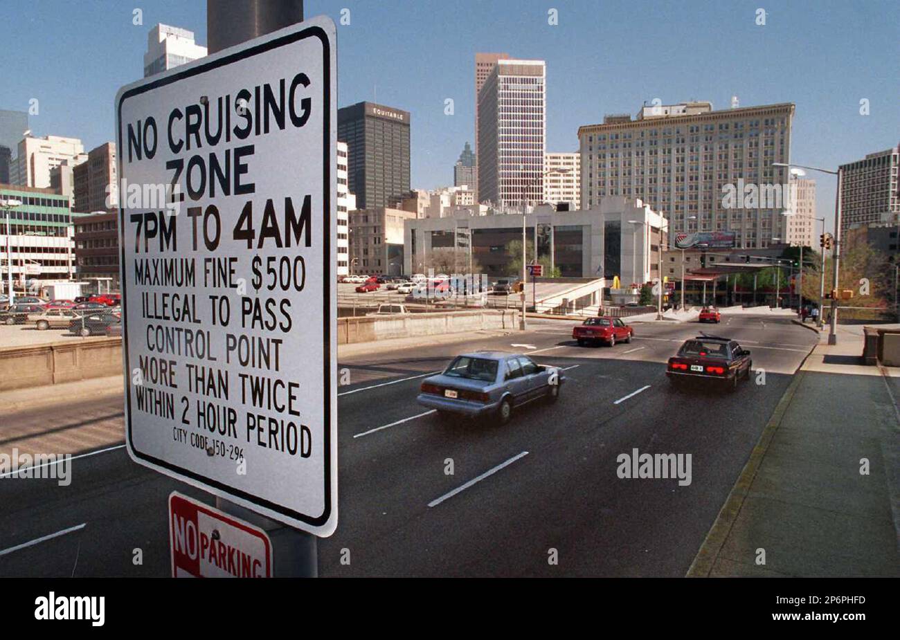 No Cruising Zone signs are being posted throughout Atlanta in ...