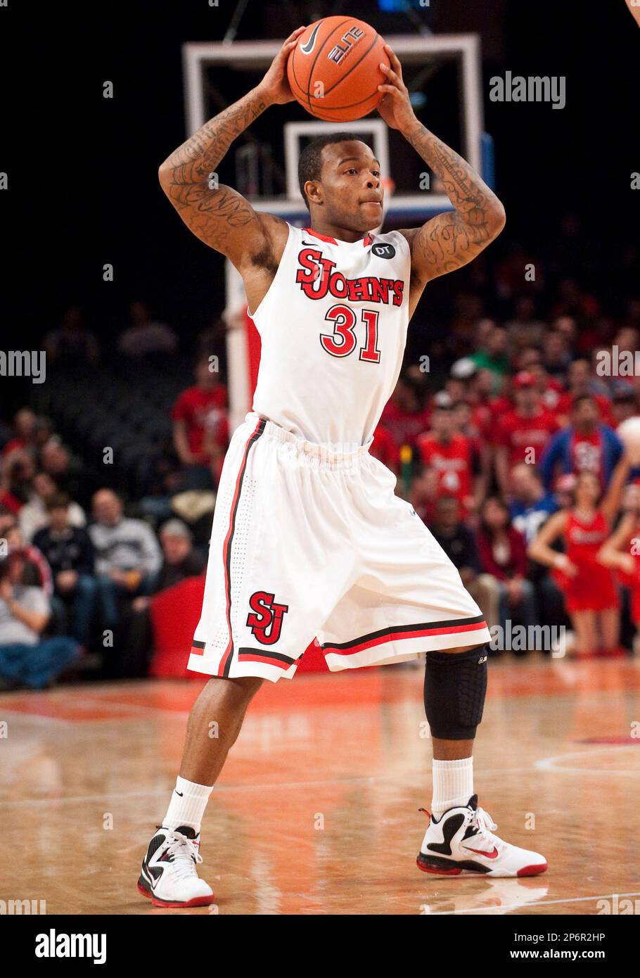 January 15 2012: St. John's guard Malik Stith (31) in the first half ...
